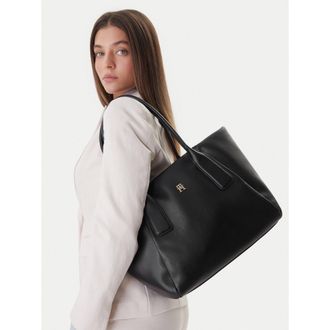Tommy Hilfiger Handtasche Tommy Hilfiger Th Essential Tote AW0AW18374 Schwarz