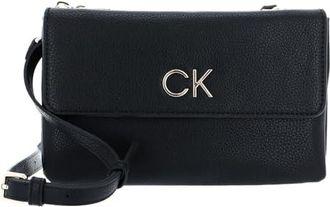 Calvin Klein Re-Lock DBL Crossbody Bag PBL CK Black