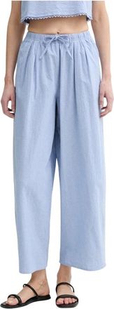 American Vintage Pantalon Feoly - Femme - Pantalons - Bleu - Taille: 42 FR