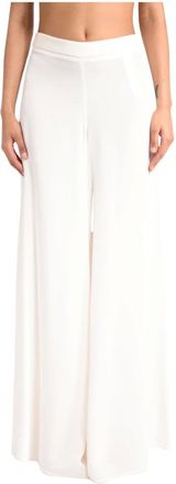 Simona Corsellini Femme, Pantalons, Blanc, Taille: 42 FR Wide Pantalons