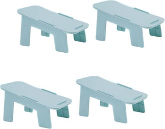 NUOBESTY 4st&uuml;cke Schuhregal Doppelst&ouml;ckig Schuhaufbewahrungsregal Schuhhalter Schuhst&auml;nder Schuhzubeh&ouml;r Haushalt Lagerung Organizer F&uuml;r Leinenschuhe Sandalen K