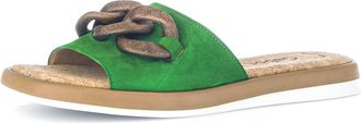 Gabor Damen Pantoletten, Frauen Slipper,Best Fitting,schluepfschuhe,Slip-ons,Backless Slipper,Mules,Gartenschuhe,Verde (Kork/Holz),39 EU / 6 UK