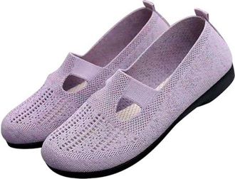 Generic Chaussures orthop&eacute;diques pour femme - &Eacute;l&eacute;gantes - Chaussures plates et d&eacute;contract&eacute;es - Chaussures de marche &eacute;l&eacute;gantes - Semelle souple - Respirantes -