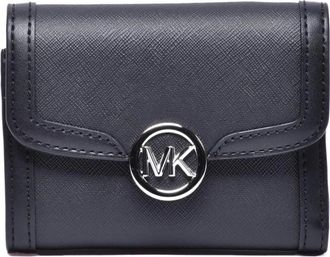Michael Kors Femme, Accessoires, Noir, Taille: ONE Size Portafoglio
