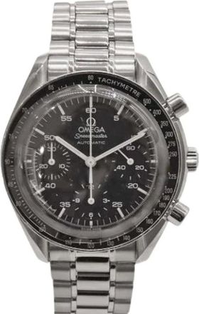 Omega Pre-owned Acier inoxydable montres - Homme - Pre-owned - Noir - Taille: ONE Size