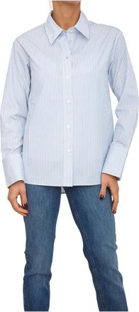 Liu Jo Femme, Blouses et Chemises, Bleu, Taille: 38 FR Camicia