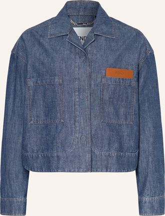 Fendi Jeansjacke blau