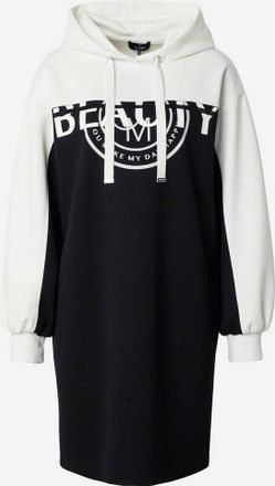 Monari Strandkleid Kapuzenrock Mottoprint und Kapuze f&uuml;r sportiv-elegante Looks