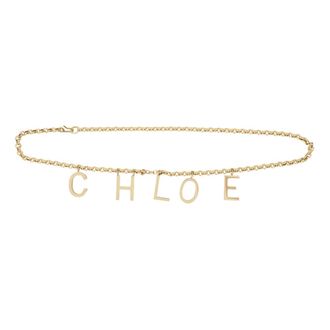 Chlo&eacute; unisex, Accessoires, Jaune, Taille: ONE Size Letters Jewelry Belt