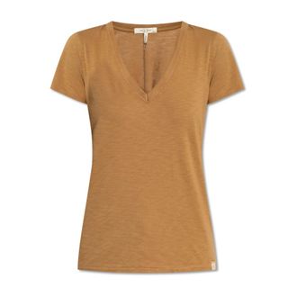 Rag & Bone T-Shirt aus Bio-Baumwolle - - Tops - Damen - Braun - L