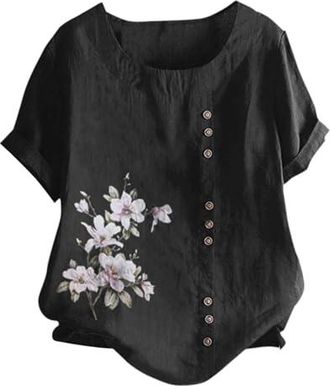 Generic Soldes Chemisier Noeud Tunique Longue Femme Ete Chemise Manche Courte Professionnelle Mode Grande Taille Blouses Travail Coton Manches Longues Vetemen