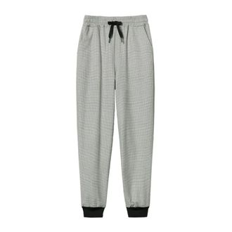 Twinset Elegante Houndstooth Hose Multicolor - - Trousers - Damen - Grau - L