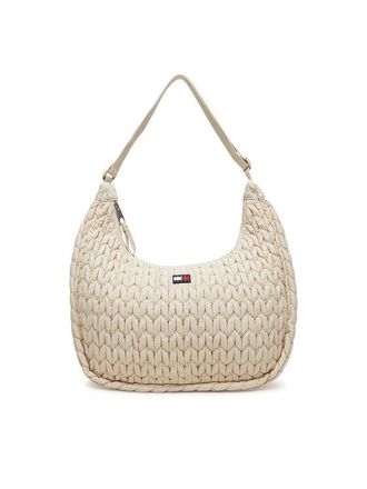 Tommy Jeans Handtasche Tjw Urban Large Quilted AW0AW17929 Beige