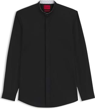 HUGO BOSS Hommes Kaleb Chemise Slim Fit en Popeline de Coton Facile &agrave; Repasser