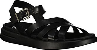 Geox Femme D Xand 2s Sandales, Noir, 38 EU