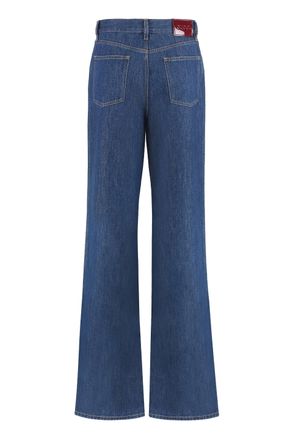 Gucci Womens 5-Pocket Straight-Leg Denim Jeans