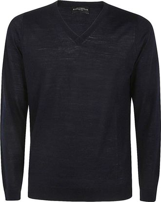 Ballantyne V-Pullover - Blau