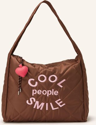 Miss Goodlife Miss Goodlife Shopper Cool People Smile braun