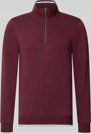 Christian Berg Sweatshirt mit Troyer-Kragen