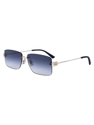 Bottega Veneta BV1126S Metal Frame Sunglasses - Silver