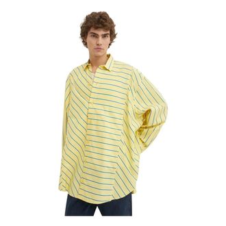 Sunnei Sunnei - Chemise en coton - Homme - Chemises - Jaune - Taille: Xs/S