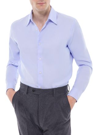 Fursac Chemise en micro armur&eacute; de coton - Taille 37 - Homme