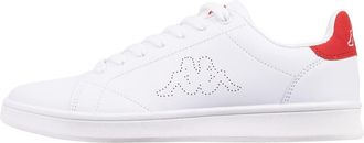 Kappa Unisex STYLECODE: 243049 Limit Sneaker, White/Red, 40 EU