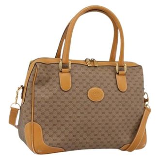 Gucci Pre-owned Vintage Micro Small GG Canvas Sac &agrave; Main - Femme - Pre-owned - Beige - Taille: ONE Size