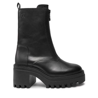 Calvin Klein Jeans Stiefeletten Calvin Klein Jeans Chunky Heeled Zip YW0YW01541 Schwarz
