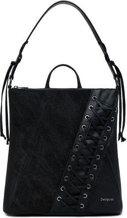 Desigual Handtasche Patch Tango P 25WAKP12 Schwarz