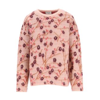 Forte_Forte Kirschbl&uuml;ten-Pullover - - Knitwear - Damen - Mehrfarbig - S