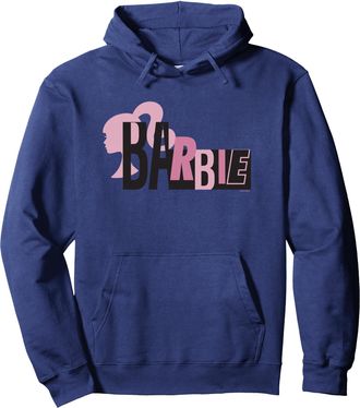 BARBIE Logo in Schwarz und Rosa Pullover Hoodie