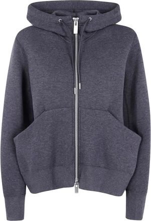sacai Damen, Sweatshirts & Hoodies, Grau, LGröße