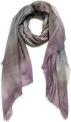 Ama Pure &eacute;toles, &eacute;charpe - H&eacute;raldique Tie&Die, Vert, violet, marron, Taille unique