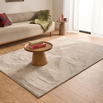 Nazar Rugs Tapis Nube Salon Doux Uni, Confortable et Moelleux, Poils Court, Antid&eacute;rapant, Lavable en Machine