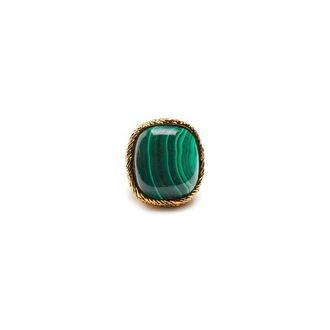 Aur&eacute;lie Bidermann Bague miki malachite
