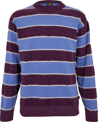 HUGO BOSS Pullover Top f&uuml;r Herren (Violett/Blau)