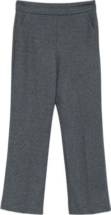 Max Mara Pantalon Droit - Femme - Pantalons - Gris - Taille: 36 FR