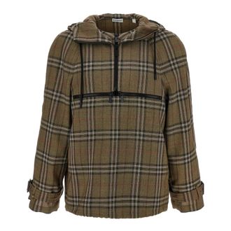 Burberry Hemd mit Karomuster und Kapuze - - Jackets - Herren - Mehrfarbig - L