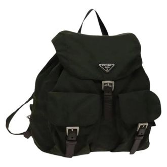 Prada Pre-owned Nylon Rucksack - - Pre-owned - Damen - Gr&uuml;n - ONE SIZE