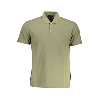 Napapijri Cotton Polo Shirt - - Tops - Herren - Gr&uuml;n - M