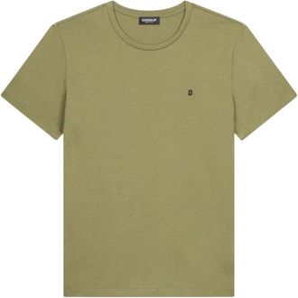 Dondup Homme, Tops, Vert, Taille: L T-shirt col rond coupe classique