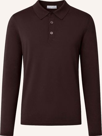 Kiefermann Kiefermann Strick-Poloshirt Billies Aus Cashmere braun