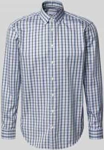 Christian Berg Regular Fit Freizeithemd mit Button-Down-Kragen
