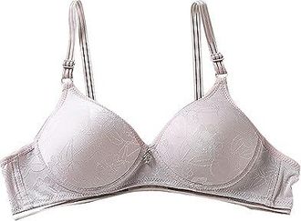 Generic Soutien-gorge pour femme - Petit bonnet - Double boucle - Sous-v&ecirc;tements fins push-up 2026, gris, 70