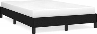 vidaXL Bettgestell ohne Matratze Schwarz 120x190 cm Stoff Vidaxl