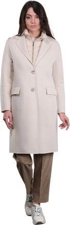 Moorer Femme, Manteaux, Beige, Taille: 40 FR Cassie-Cwx