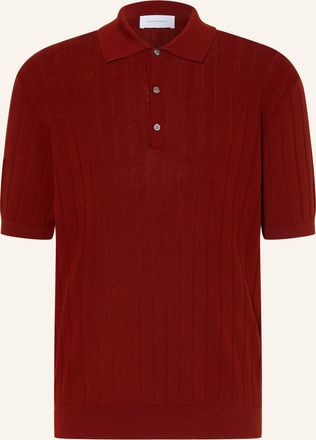 Baldessarini Baldessarini Strick-Poloshirt Matia rot