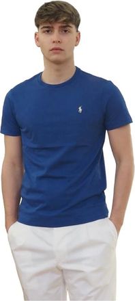 Ralph Lauren Homme, Tops, Bleu, Taille: S T-Chemises