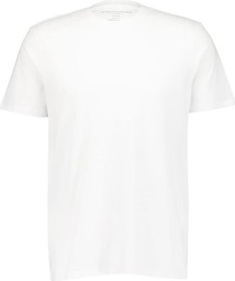 Majestic Filatures Wei&szlig;es Baumwoll-T-Shirt mit Rundhalsausschnitt - - Tops - Herren - Wei&szlig; - 3XL